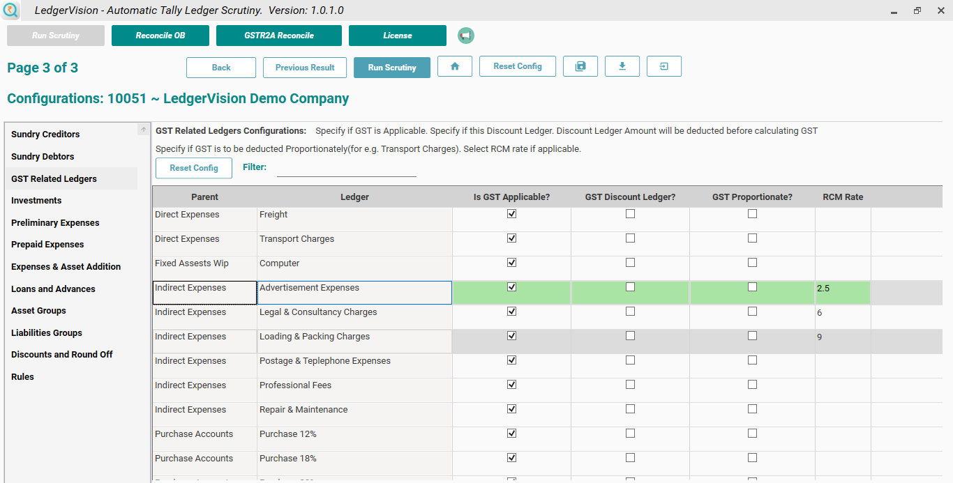 Monthly RCM Output Liability | LedgerVision - LedgerVision