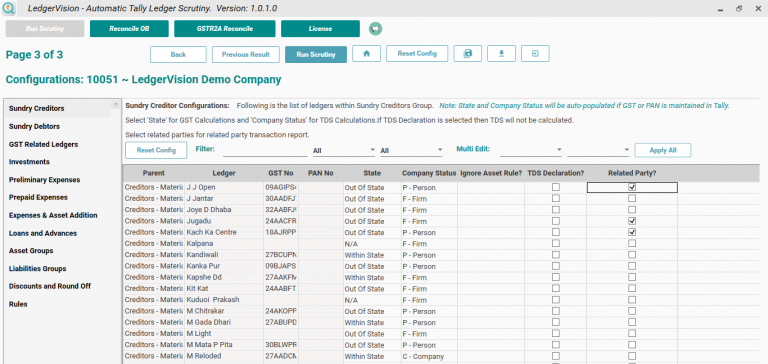 Related Party Transactions Report | LedgerVision - LedgerVision