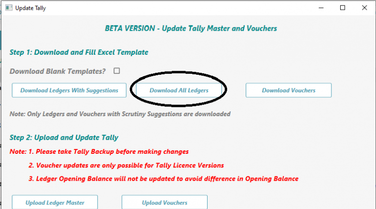 Update Your Tally Masters Automatic || LedgerVision Software - LedgerVision